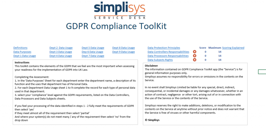 GDPR: Compliance ToolKit - Service Desk Software